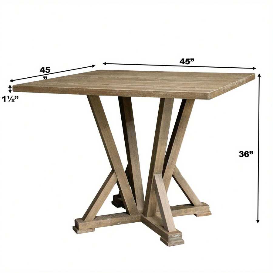 Modern Farmhouse Kitchen Table For Dining Room Living Room, 2-4 Person ...