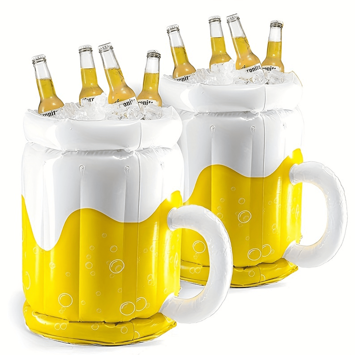 1pc Extra Large Giant Inflatable Beer Mug Cooler Portable Inflatable ...