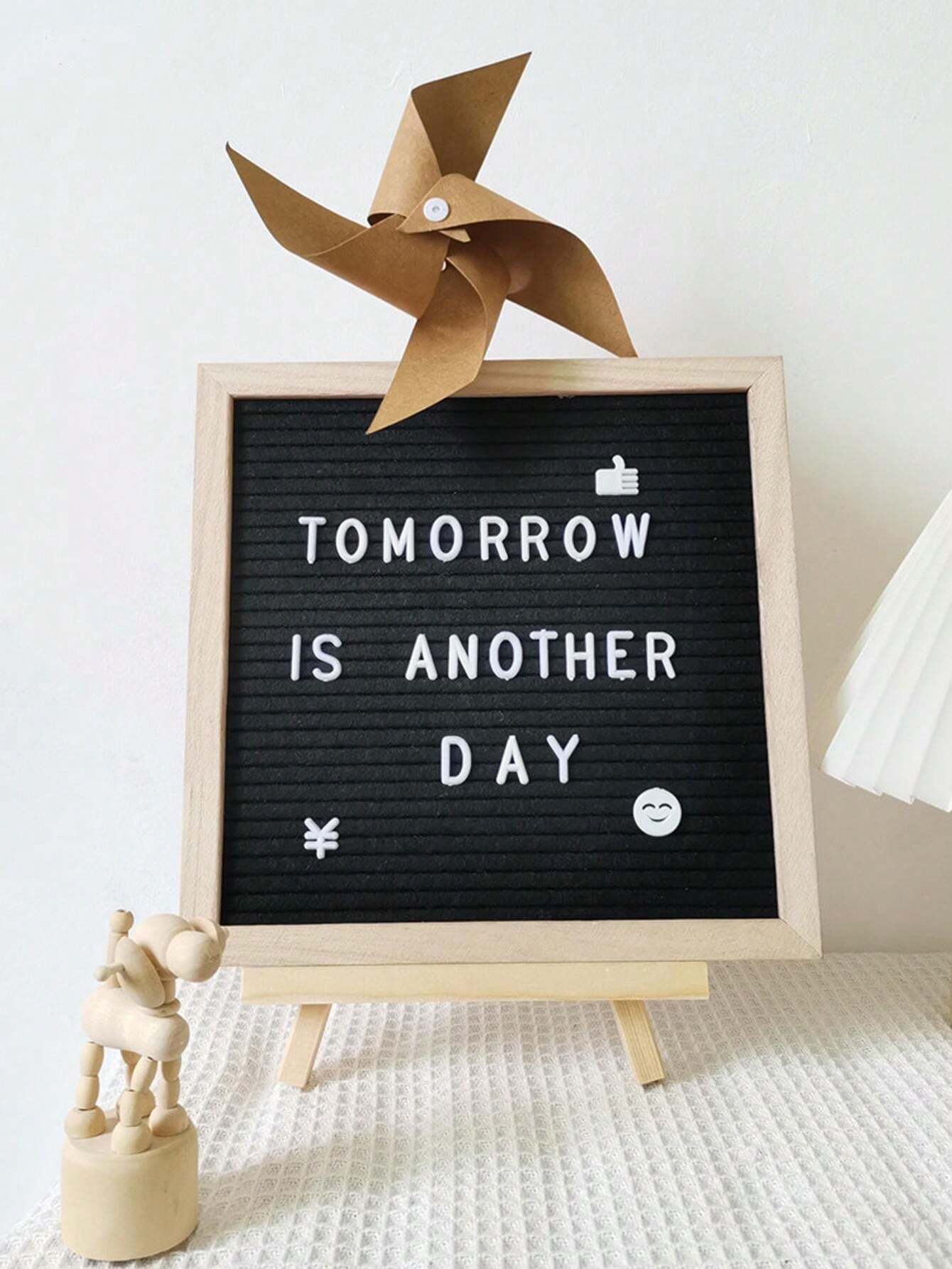 1 pieza Tablero de letras, tablero de sentimientos de 8 x 8 pulgadas ...