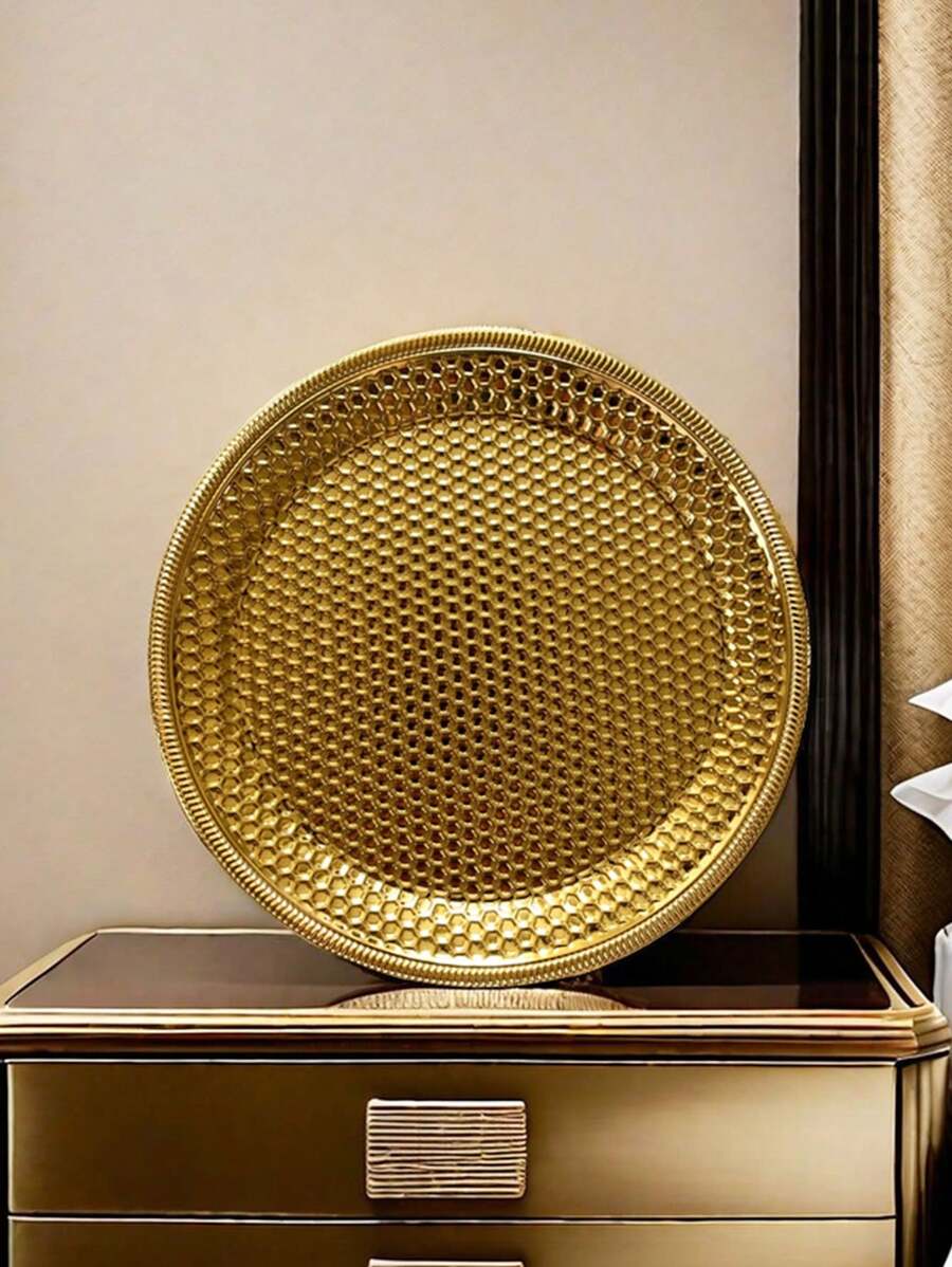 Nordic Gold Trays Jewelry Trays Meeting Wedding Celebration Trays ...