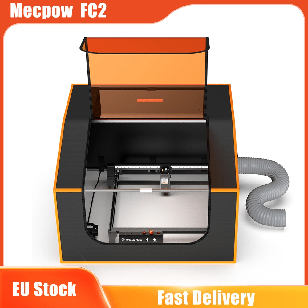 Mecpow Laser Engraving Enclosure, 700 X 700 X 460mm, Extra Large Fire ...