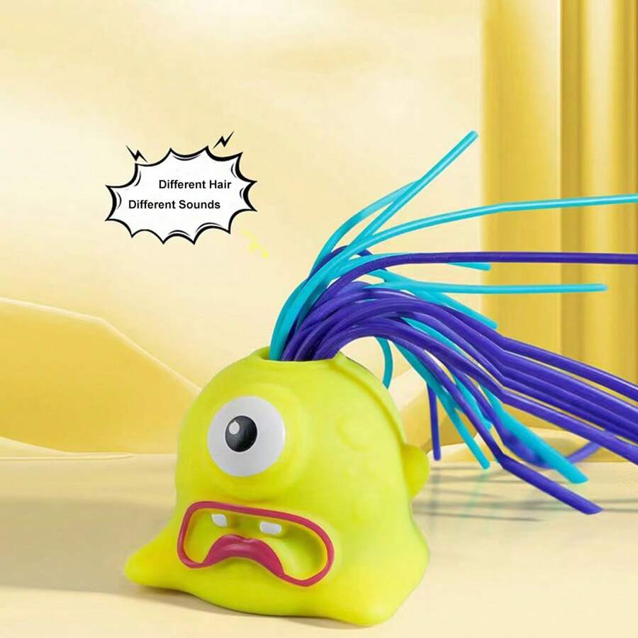 Fun Hair Pulling Fidget Screaming Monster Toys, Stress Relief And ...