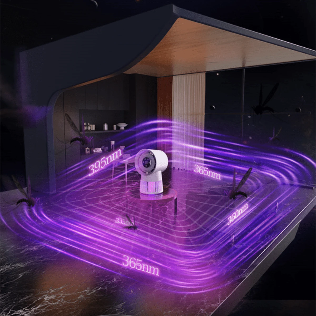 Creative 2-In-1 Mosquito Mini Desk Fan,USB Charging Fan, Electric ...