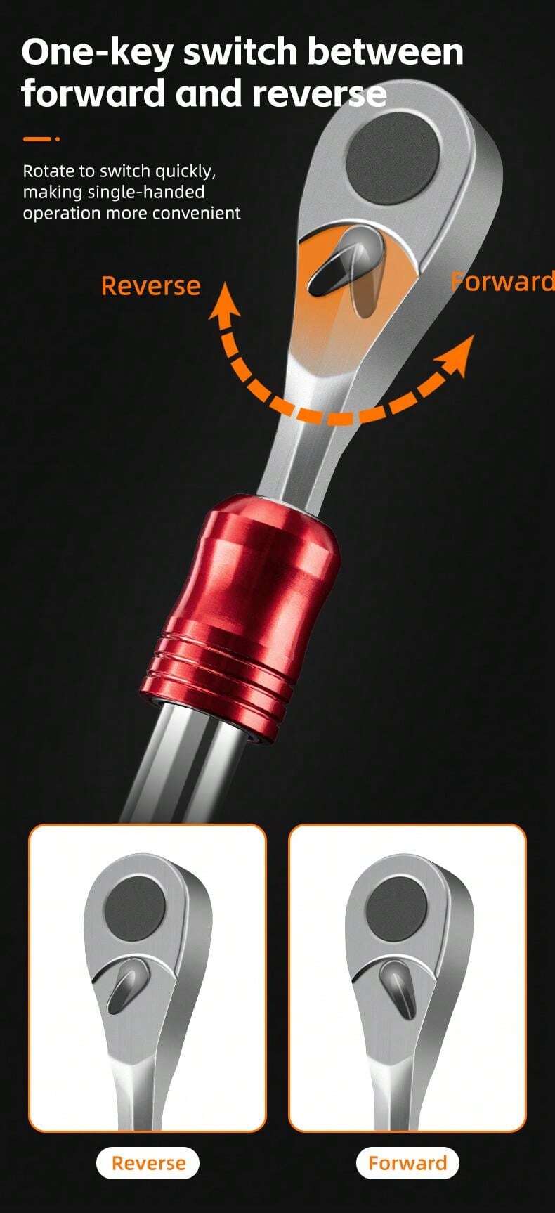 ROCKBROS ROCKBROS Bicycle Toolbox 72 Teeth Ratchet Wrench Portable ...