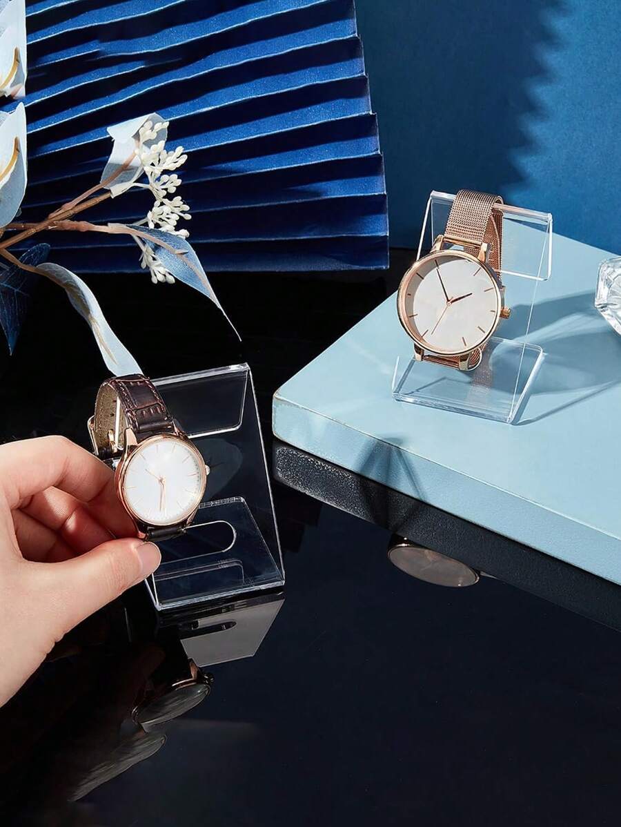 Clear Acrylic Watch Display Stand Jewelry Watch Display Rack Watch ...