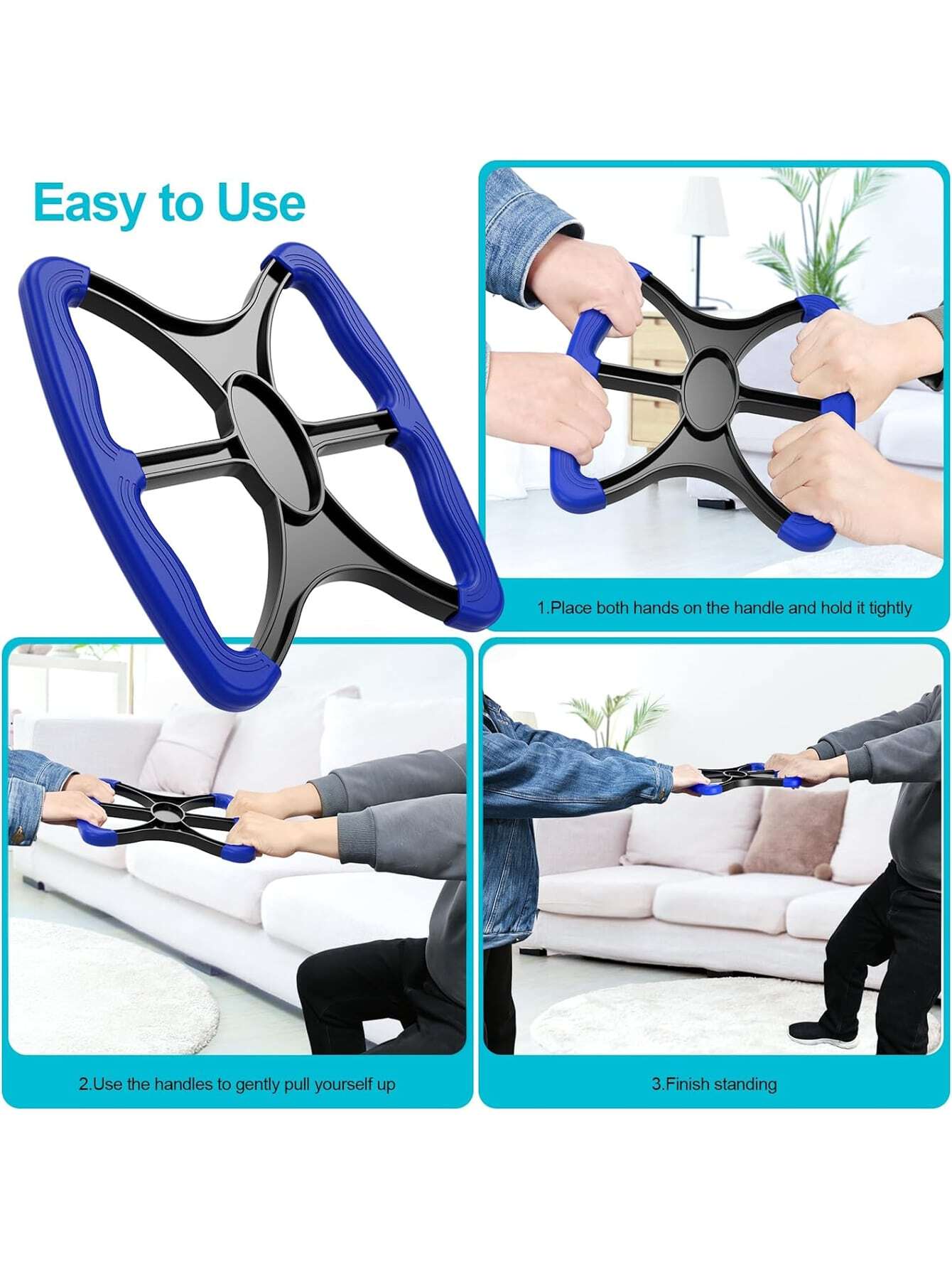Lift Standing Aid For Seniors – Portable Non-Slip Handle Lift Assist ...
