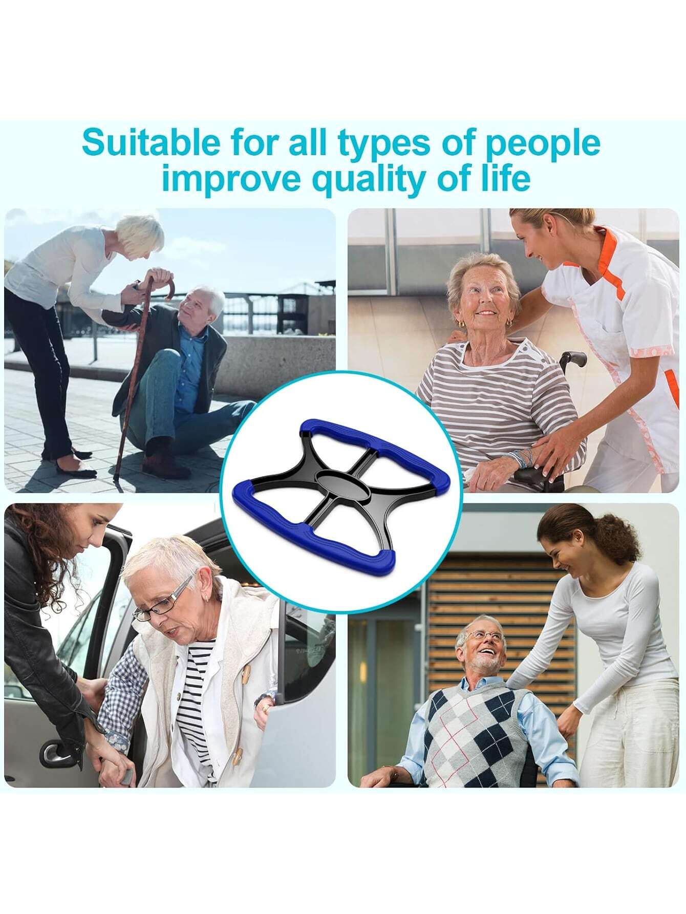 Lift Standing Aid For Seniors – Portable Non-Slip Handle Lift Assist ...