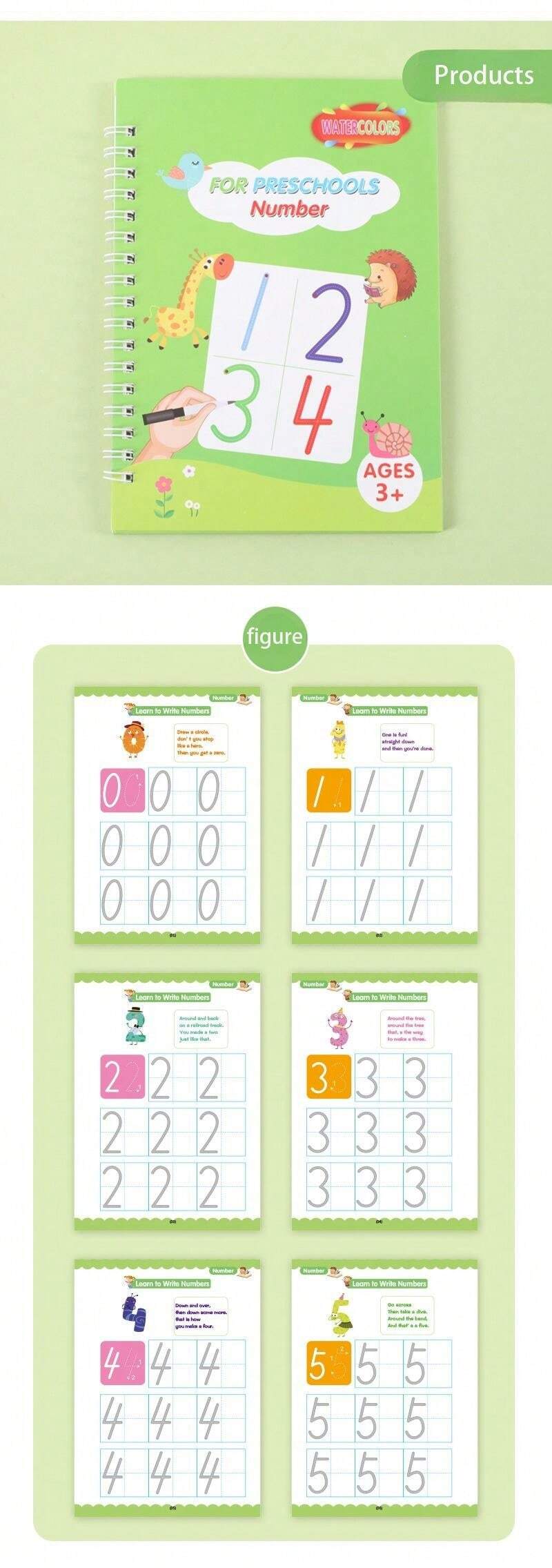 4 Books Calligraphy Practice Set, All In English, Featuring Groove ...