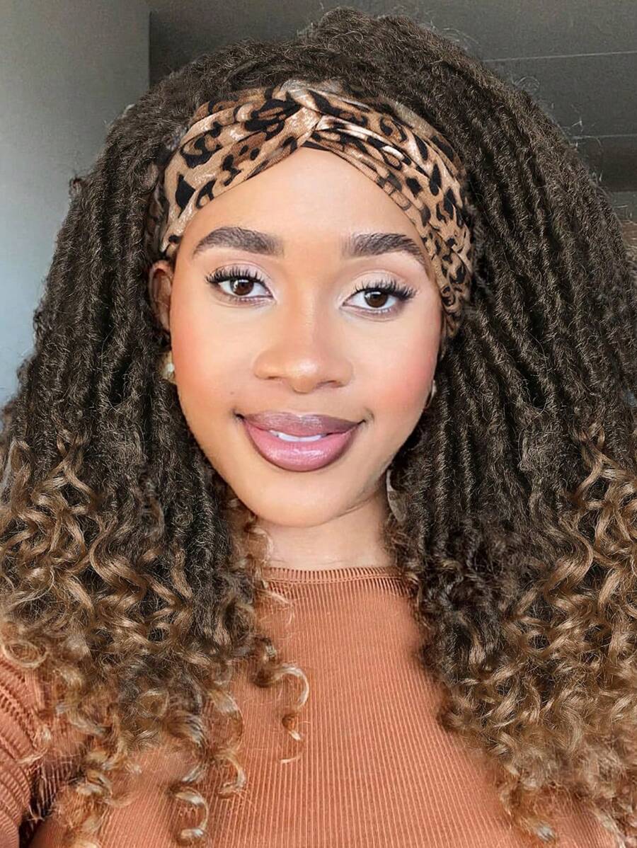 Peruca Curta e Cacheada Rastafári para Mulheres, Ombre Loiro e Peruca ...