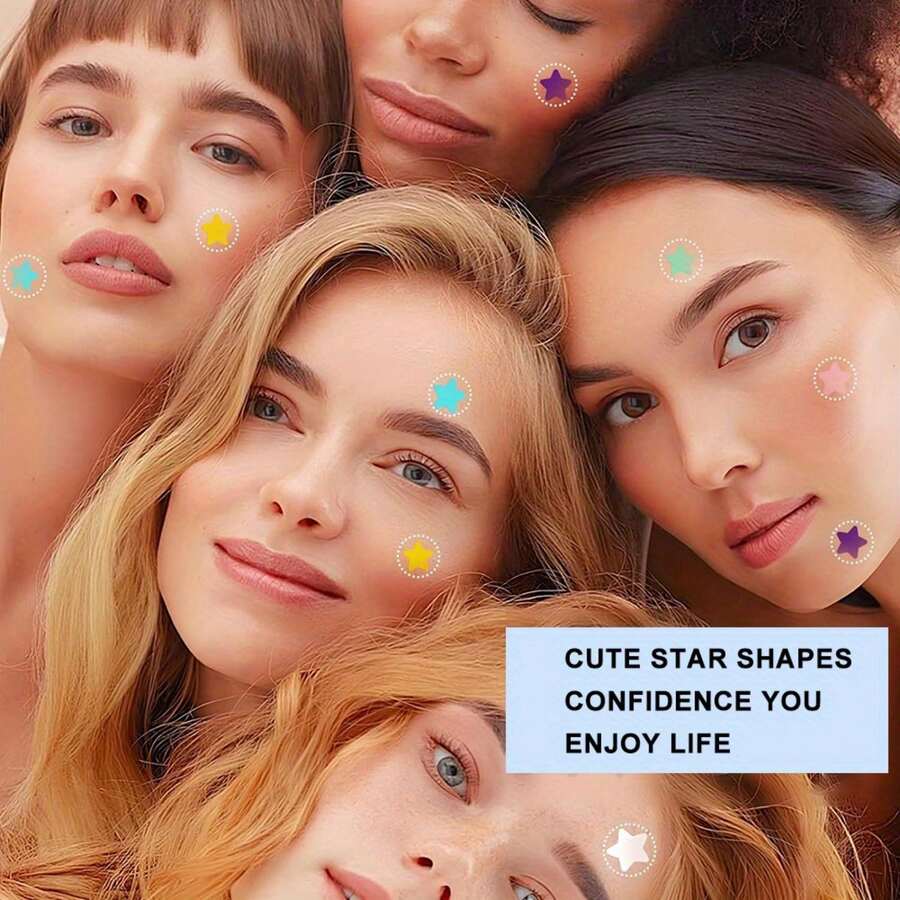 240pcs Assorted Color Party Stickers, Cute Star Shape Stickers, Face ...