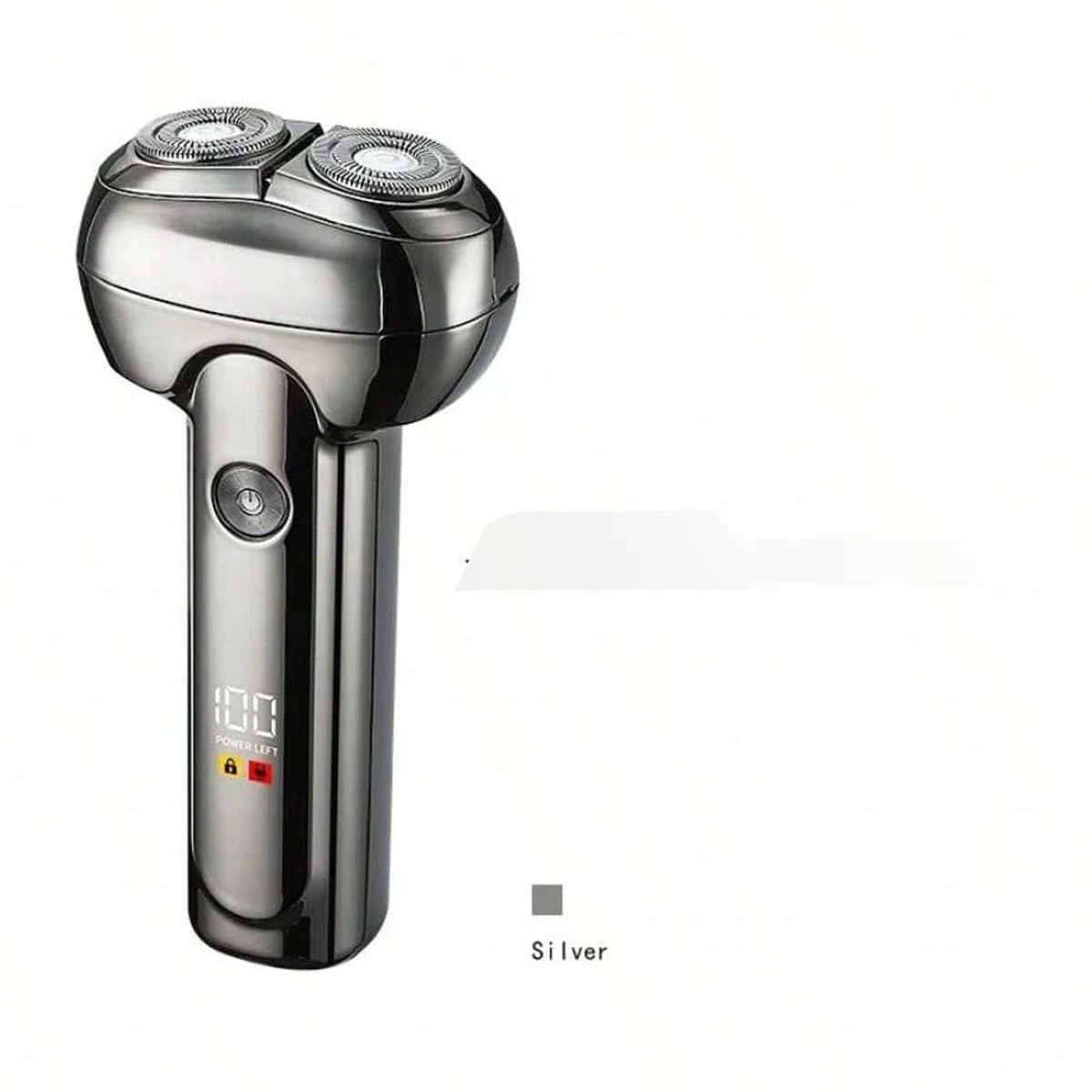 New Electric Shaver Double Floating Head Beard Razor Men's Mini Digital ...