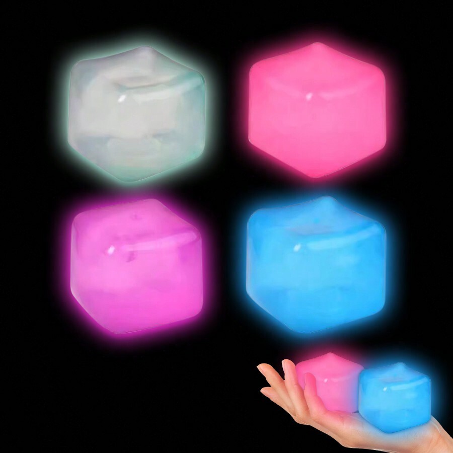 5Pieces Glowing Sticky Balls, Very Elastic Squishy Balls That Glow In ...