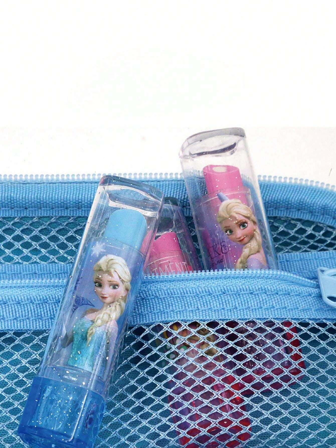 Disney 4/8pcs/Set Frozen Elsa AnnaLipstick Eraser Cute Cartoon Eraser ...