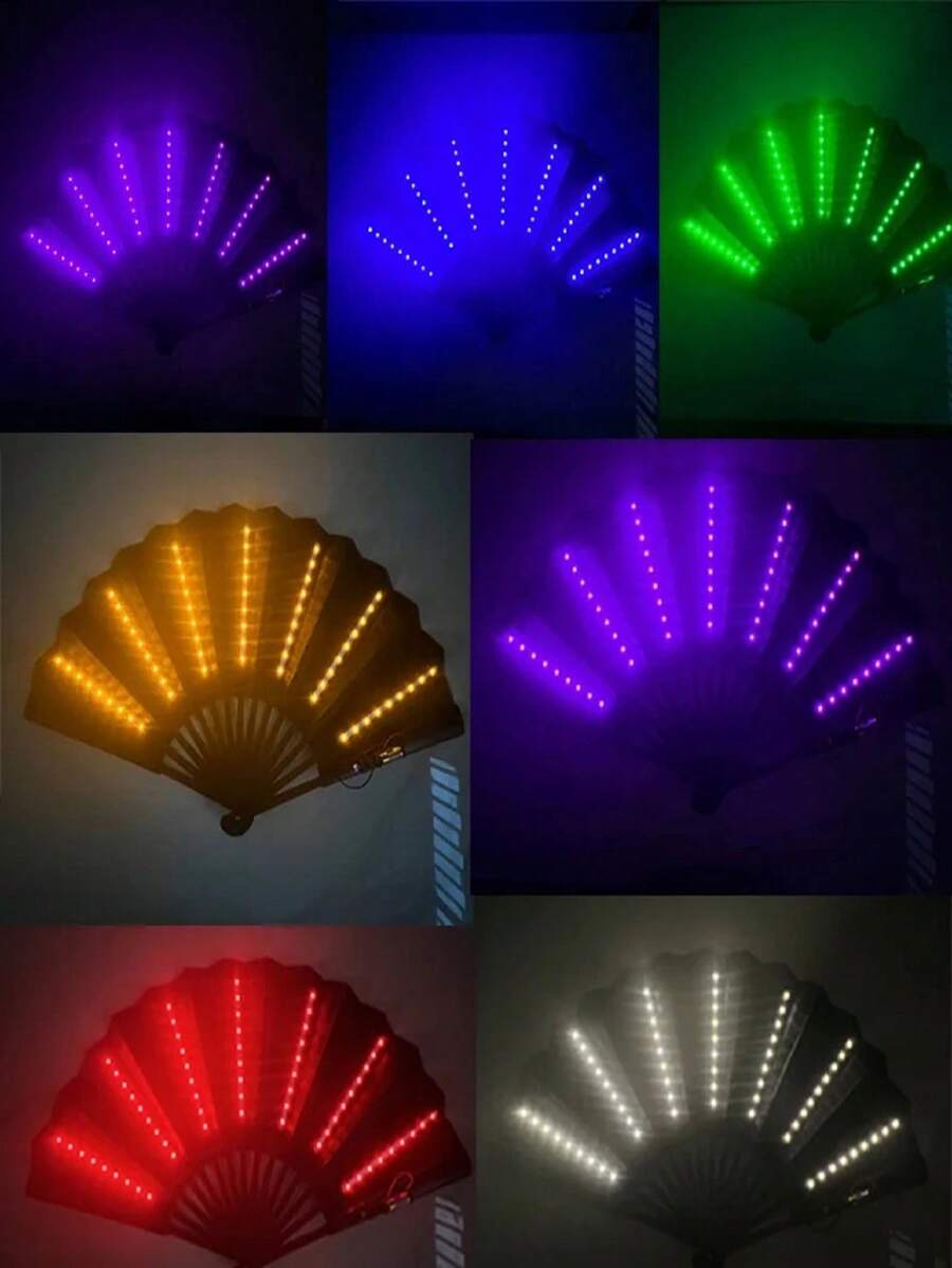 Accesorios para festivales de Halloween, Navidad, Rave con ventilador ...