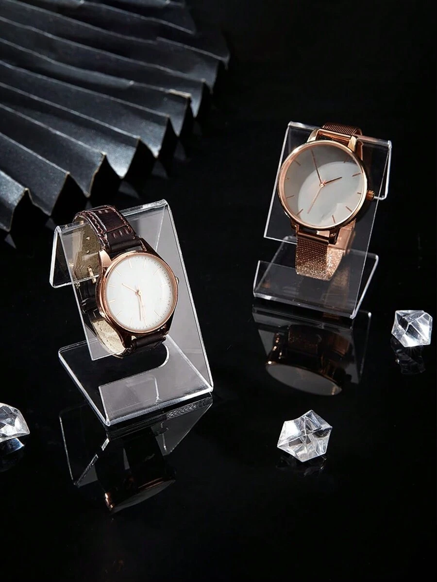 Clear Acrylic Watch Display Stand Jewelry Watch Display Rack Watch ...