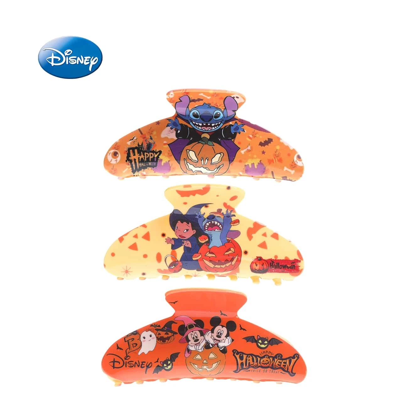 Halloween Cartoon Stitch Acrylic Hair Claw Clip For Girls, Cute Shark ...