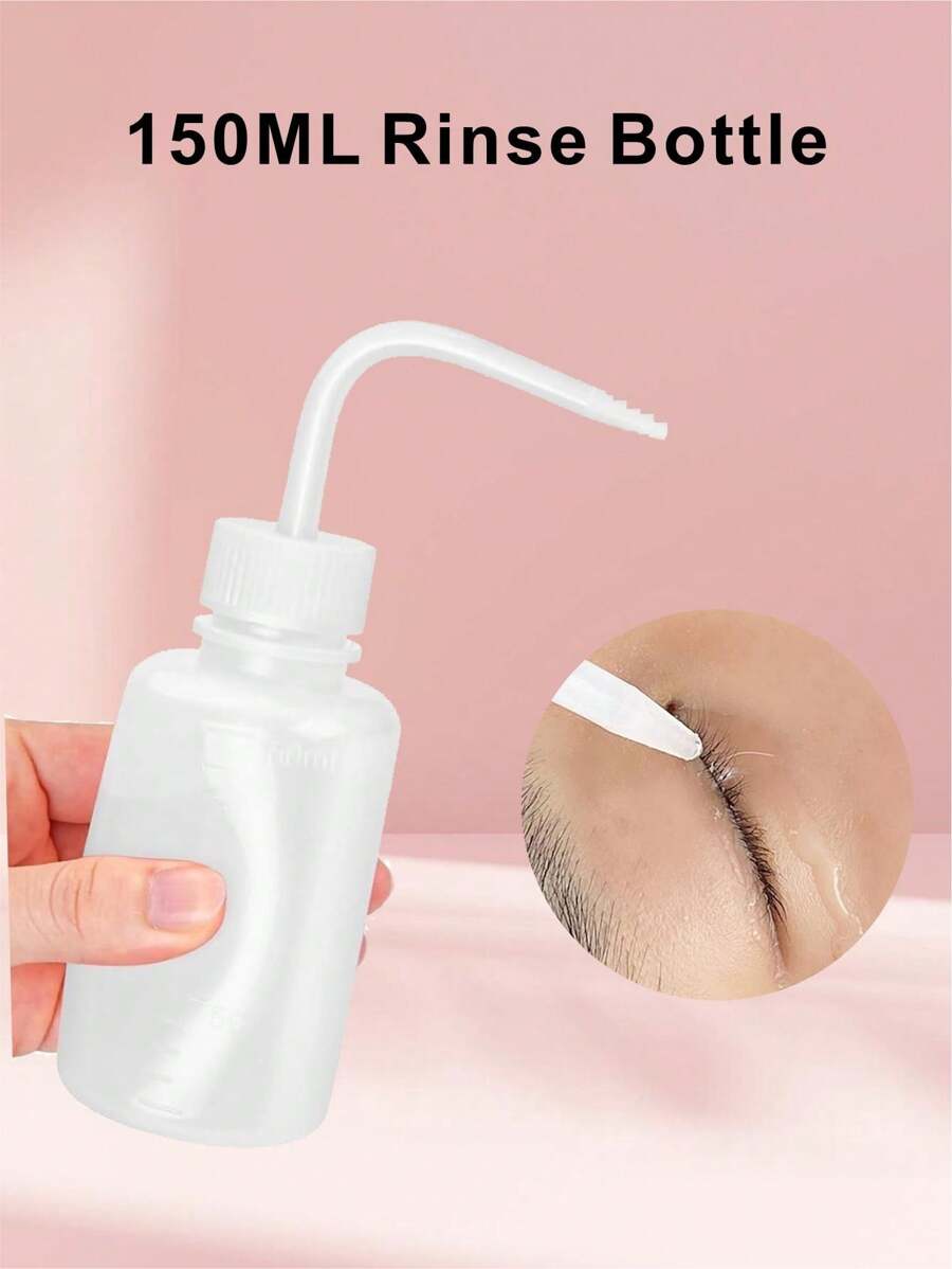 150ML Wash Bottles Squeeze 5oz Mini Professional, Water Bottle For Lash Extensions, Easy To ...