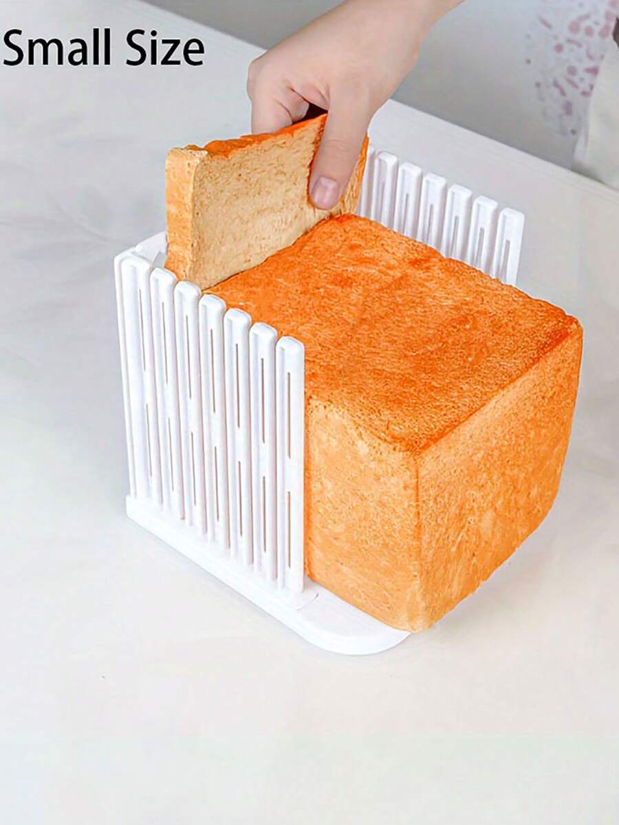 New Upgraded Adjustable Bread Slicer With Foldable Portable Design, Crumb Tray & Bread Cutting ...