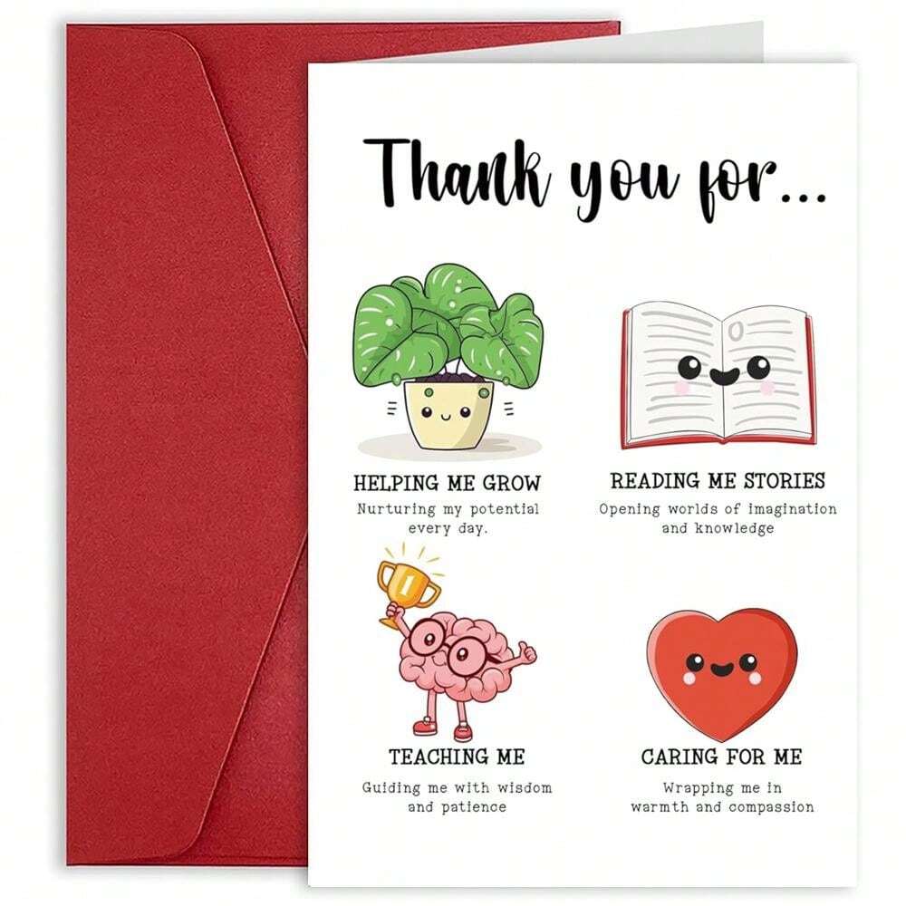 1 pieza Tarjetas de agradecimiento para el profesor - Tarjetas de ...