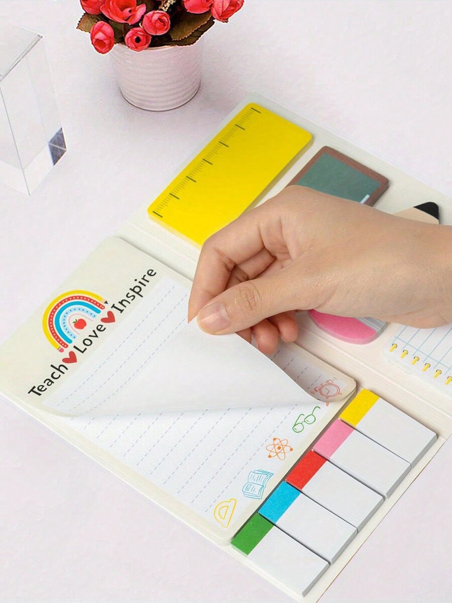 1 Set Teacher Appreciation Memo Pad Set - School Stationery For Writing ...