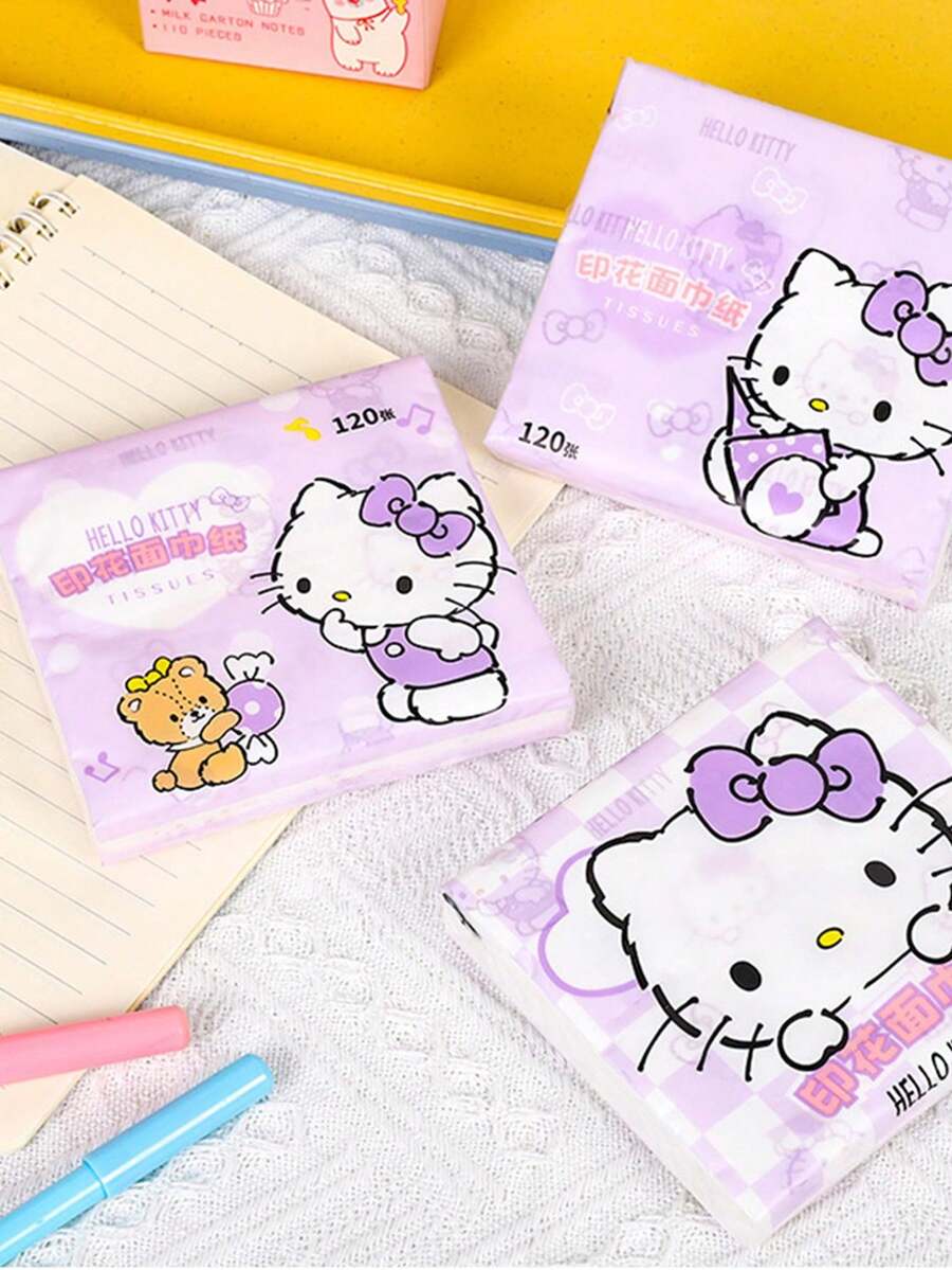 Sanrio Genuine Sanrio Handkerchief Paper Kuromi Hello Kitty Cinnamoroll ...