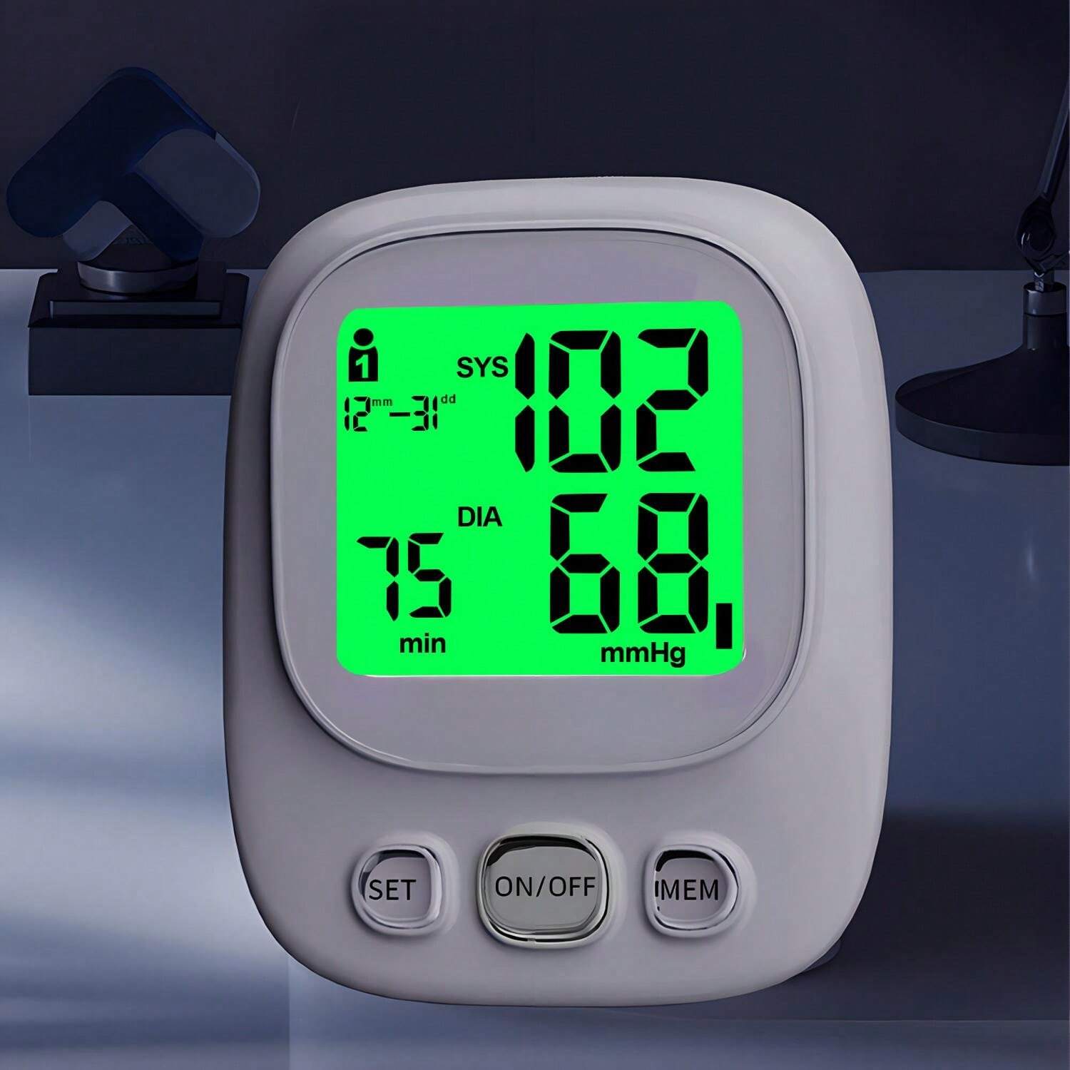 Portable Digital Arm Blood Pressure Monitor With Large Display ...