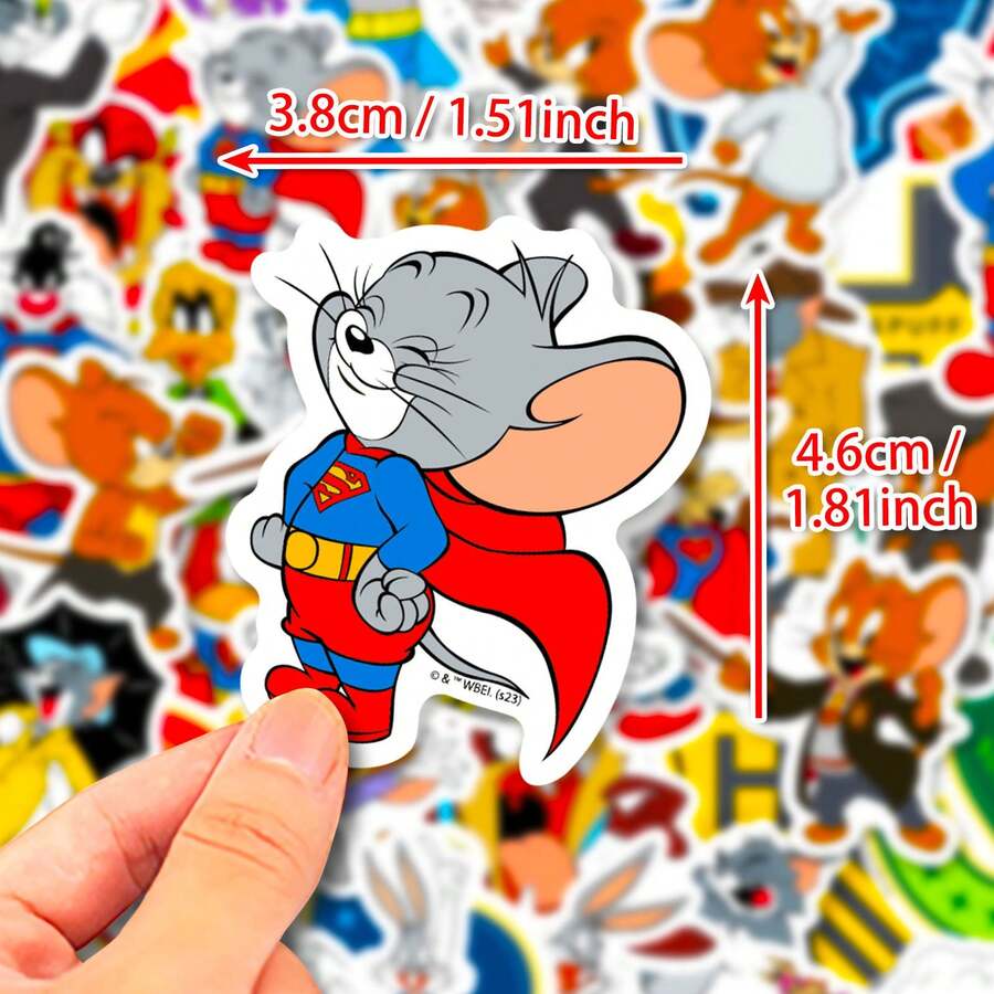 50PCS Warner Bros. Officially Licensed Anime Stickers, Aesthetic ...