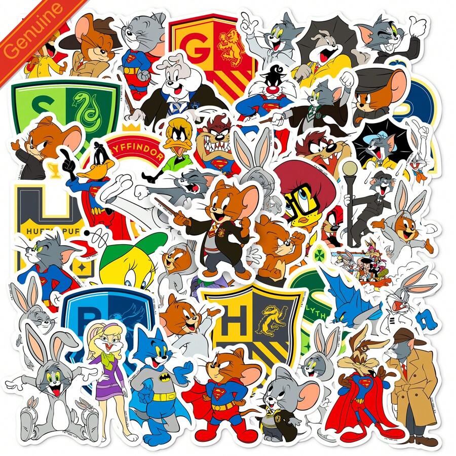 50PCS Warner Bros. Officially Licensed Anime Stickers, Aesthetic ...