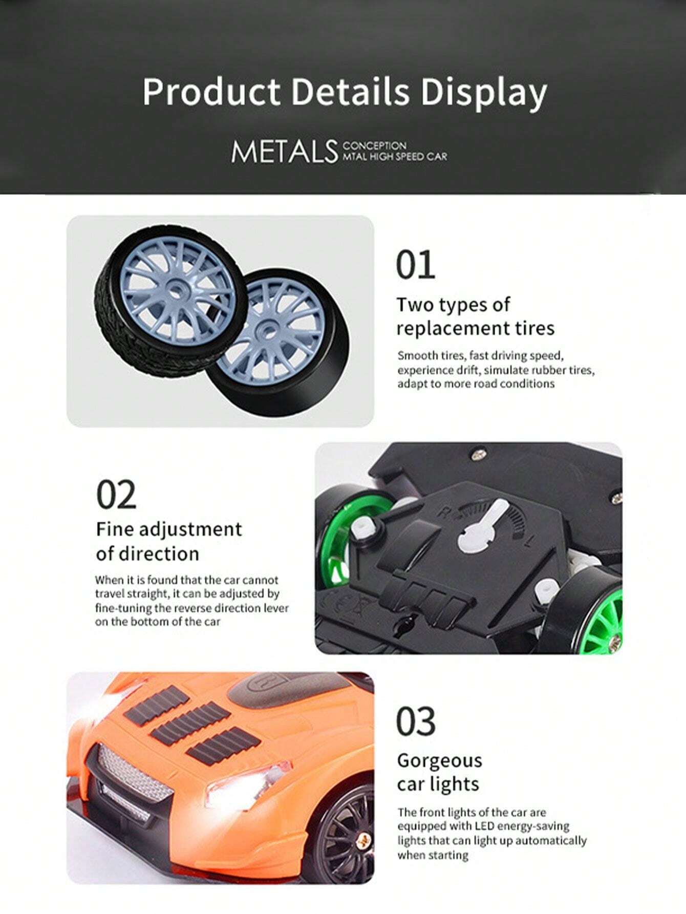 AE86 1:24 Racing Drift CAR With Remote Control Toys RC Car Drift High ...