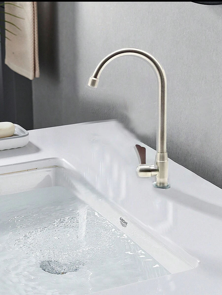 Stainless Steel 304 Kitchen Sink Faucet, Extra Long Mop Pool Faucet ...