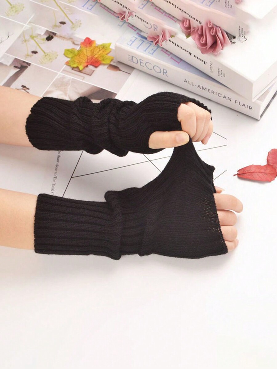 1pair Y2k Ballet Style Lace DIY Tie-Up Sun Protection Sleeves Lolita JK ...