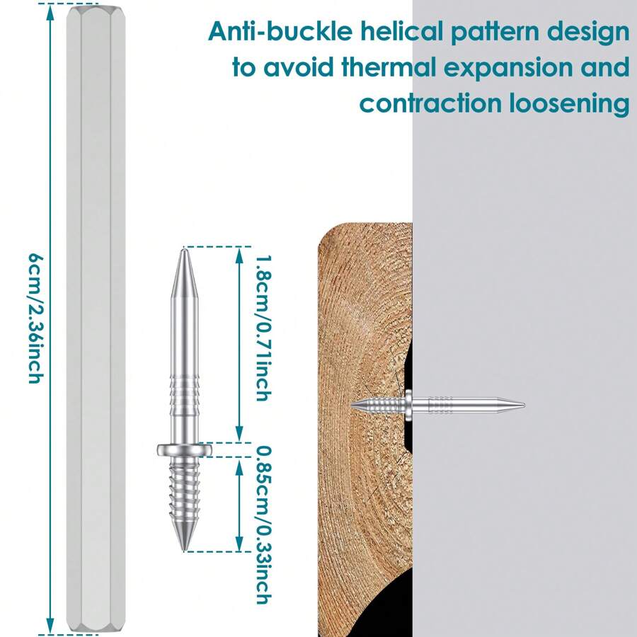 200Pcs Double-Head Skirting Thread Seamless Nail Carbon Steel Skirting ... 200Pcs Double-Head Skirting Thread Seamless Nail Carbon Steel Skirting ...