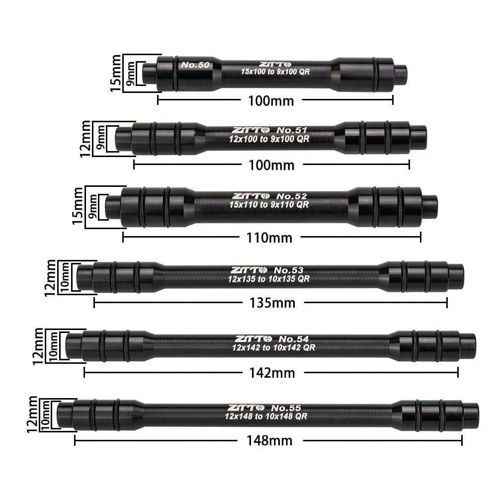 Adaptador de Eixo de Passagem de Cubo de Bicicleta ZTTO, Tipo de Eixo ...