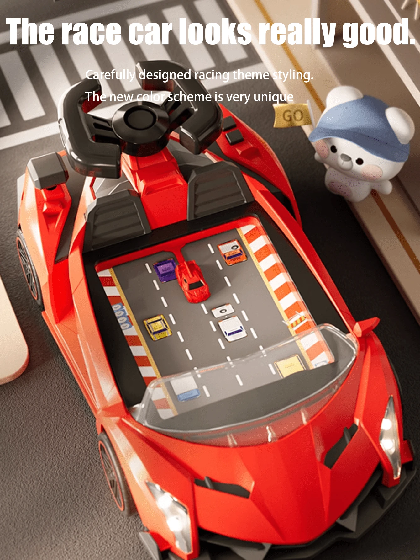 One Red Fun Simulation Racing Obstacle Avoiding Game Machine, Unique ...