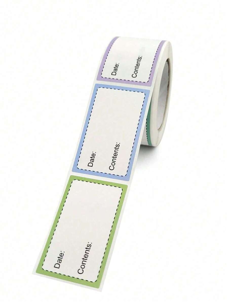 250pcs Per Roll Refrigerator Safe Food Expiration Date Label Stickers ...