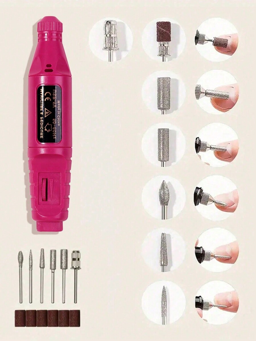 Professional Manicure Tool Set Including Nail Lamp, UV Gel Dryer, Nail ...