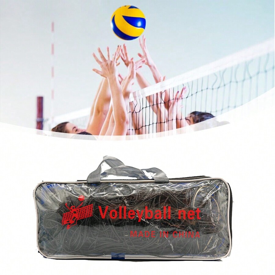 1 Volleyball Training Net (Excluding Poles), PE Single Wrapped Material ...