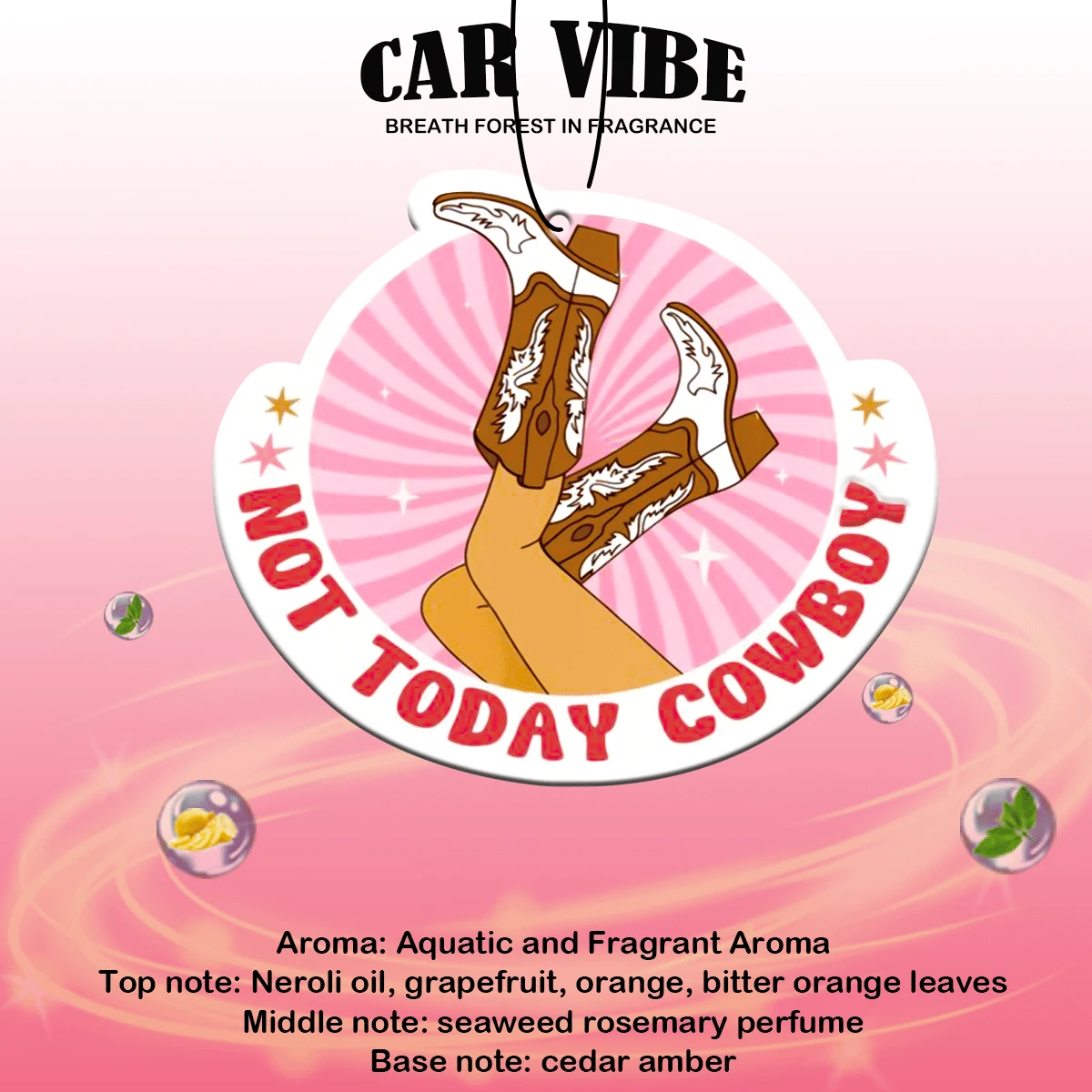 Anime Beauty Car Aromatherapy Tablet - Long-Lasting Car Air Freshener ...