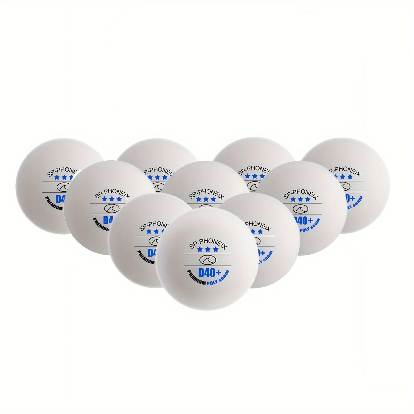 Spphoneix Training 3 Star Table Tennis Balls 6, 12, Or 60 Pack - D40+Mm ...