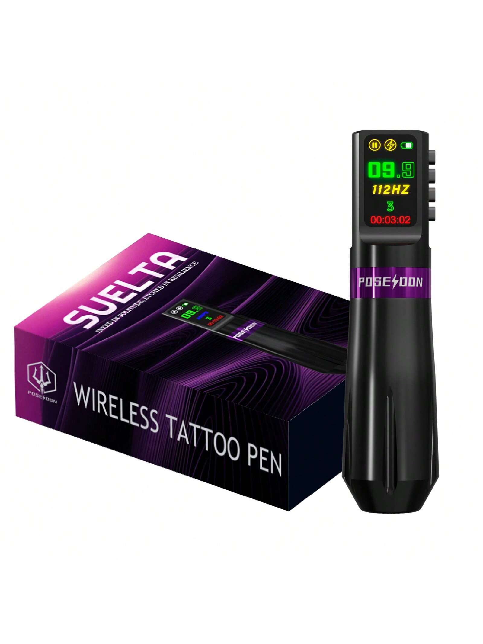 Wireless Tattoo Gun With Large Color Screen, Rotary Tattoo Pen Custom ...