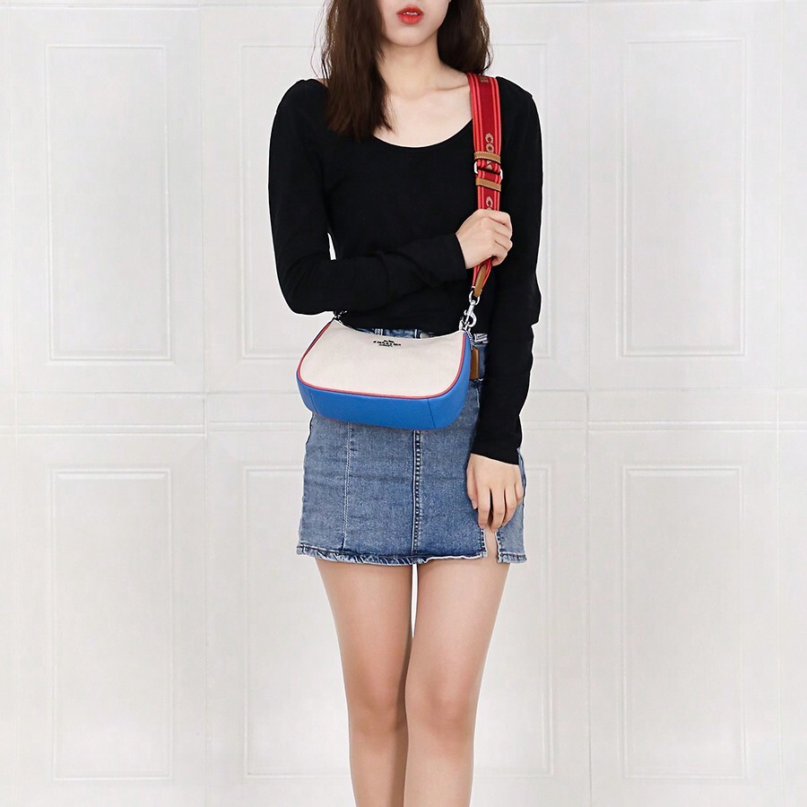 Coach Coach Women's Medium Crescent Handheld Shoulder Bag, Deep Heavy ...