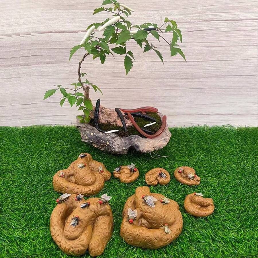 1pc-10pcs Stress Relief Poop Squeeze Toy, Realistic Insect Droppings ...