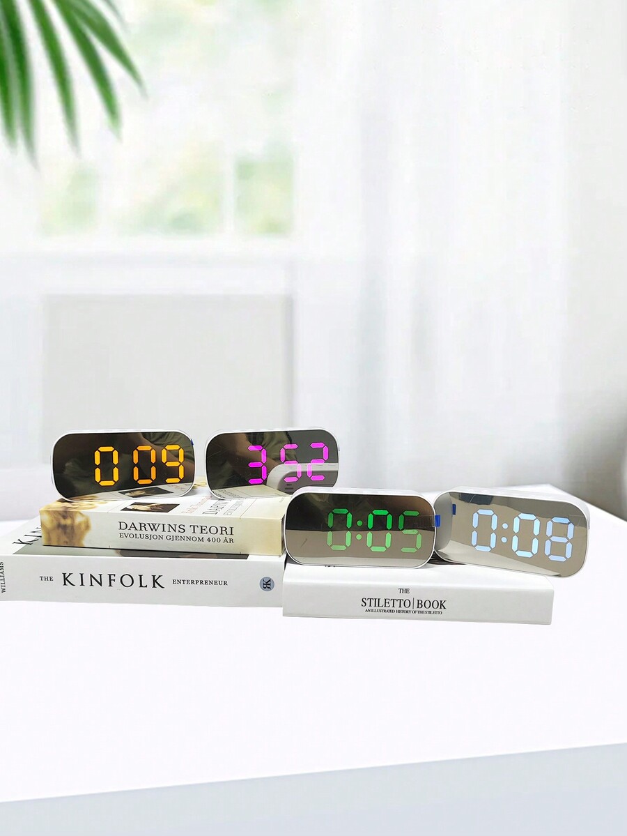 1pc Modern LED Digital Alarm Clock LED Back Light Display Desktop ...