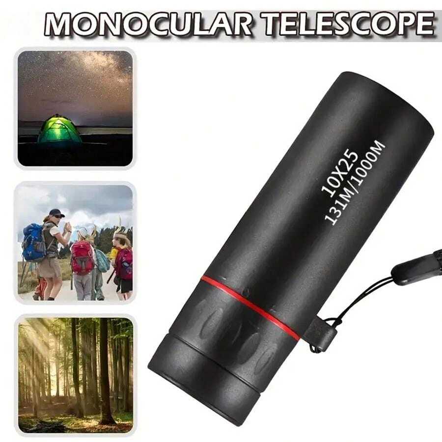 10X25 Kleines Monokular Teleskop, ausgestattet mit BAK4 ...