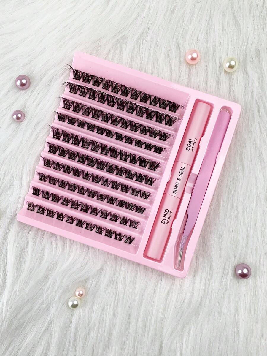Cluster Eyelash Extensions Kit DIY Lash Extension Kit Cluster Lashes ...