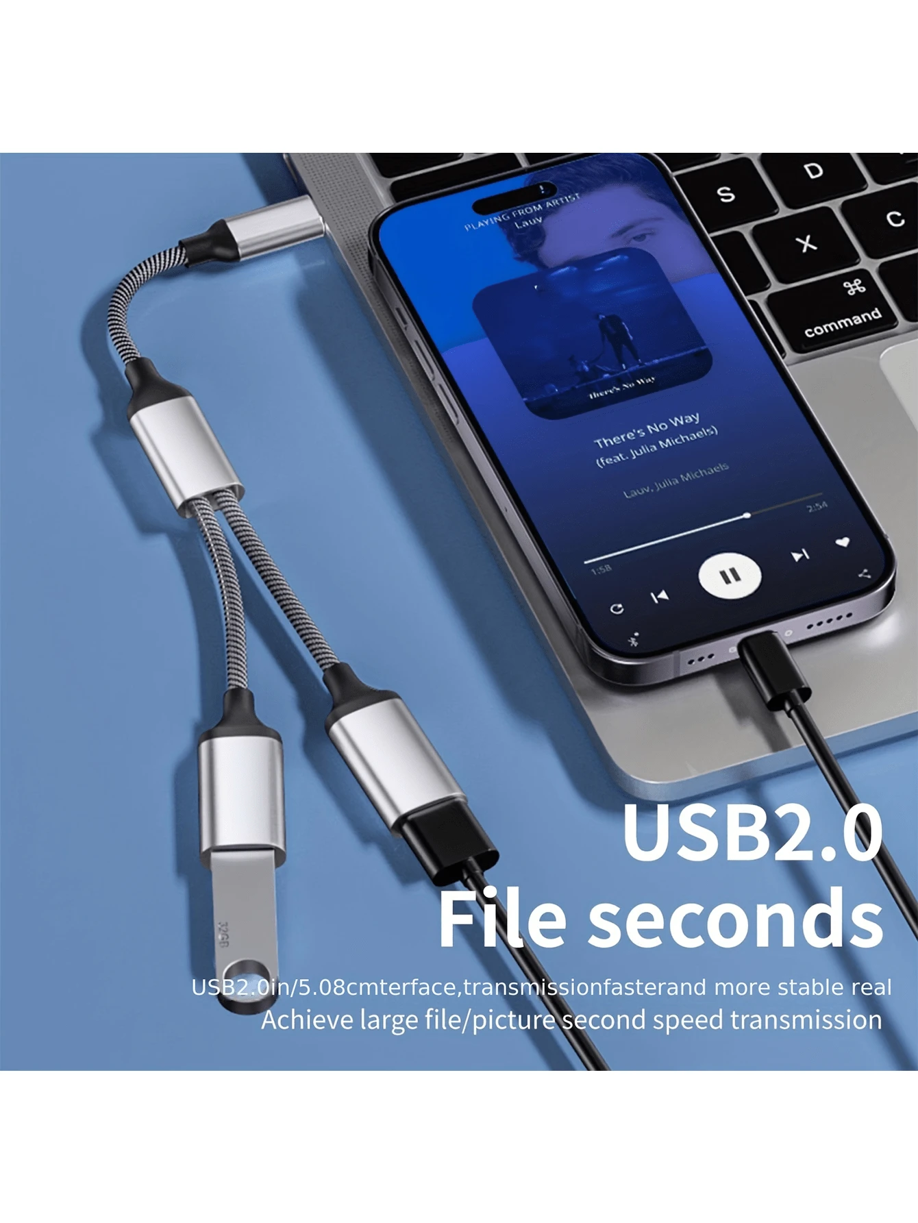 Câble d'extension USB Adaptateur divisé mâle vers femelle port USB extenseur de données ...