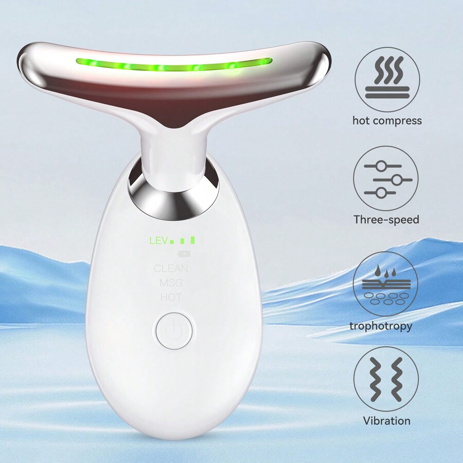 Face And Neck Massager,Multifunctional Facial Skin Care Tools,3/7 Color ...