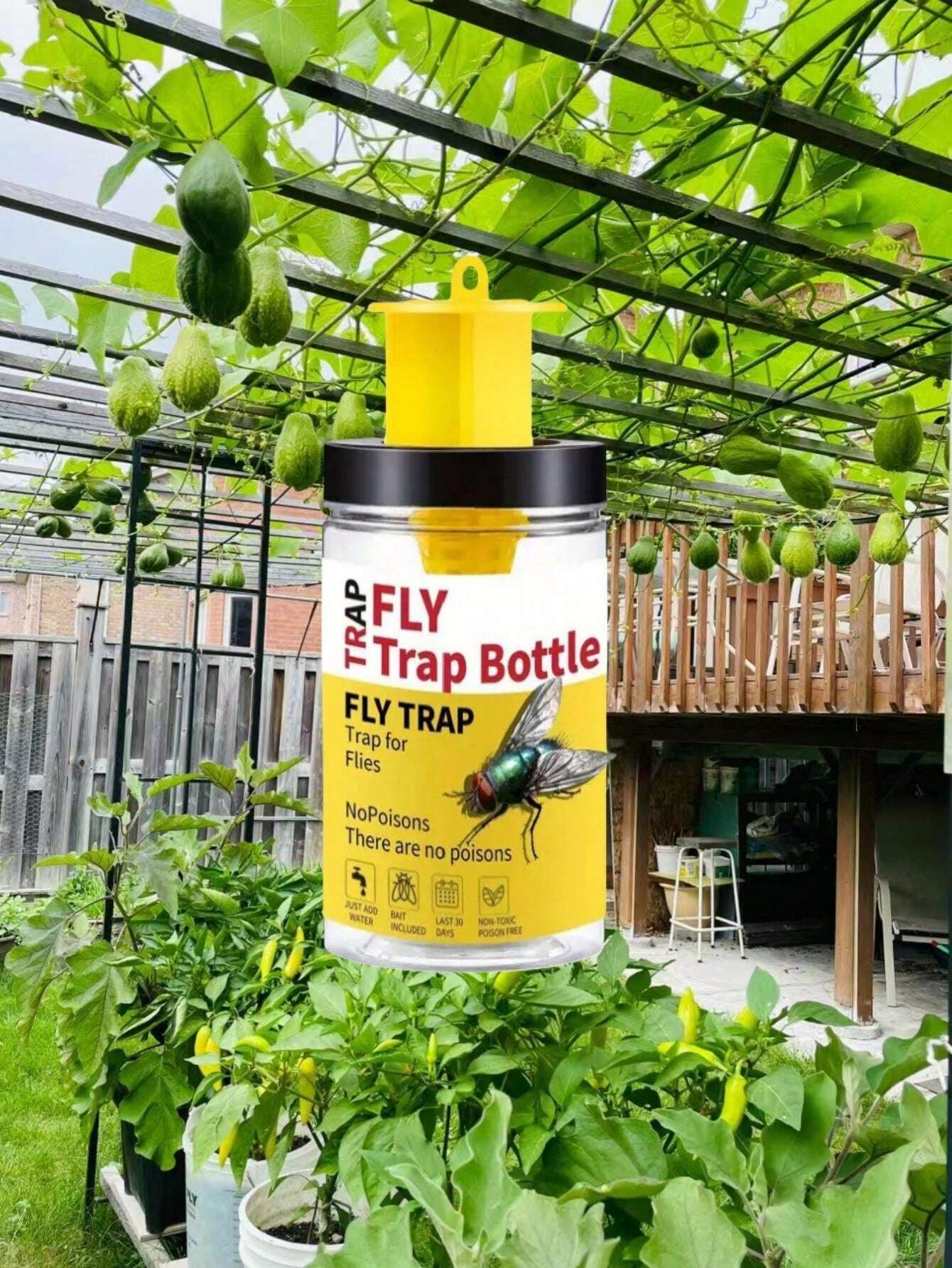 Fly Trap Bottle, Fly Catcher Insect Trap For Garden | SHEIN UK