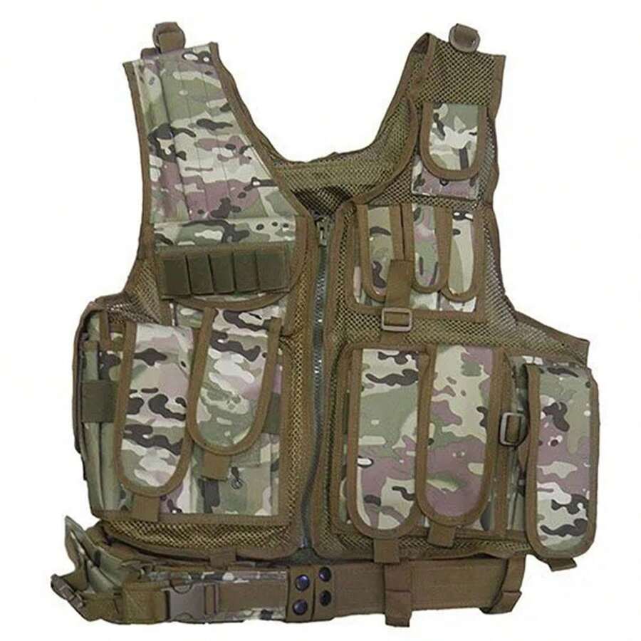 Colete Airsoft Paintball Multicam Tatico Camuflado Coldre (BSL-21296-8 ...