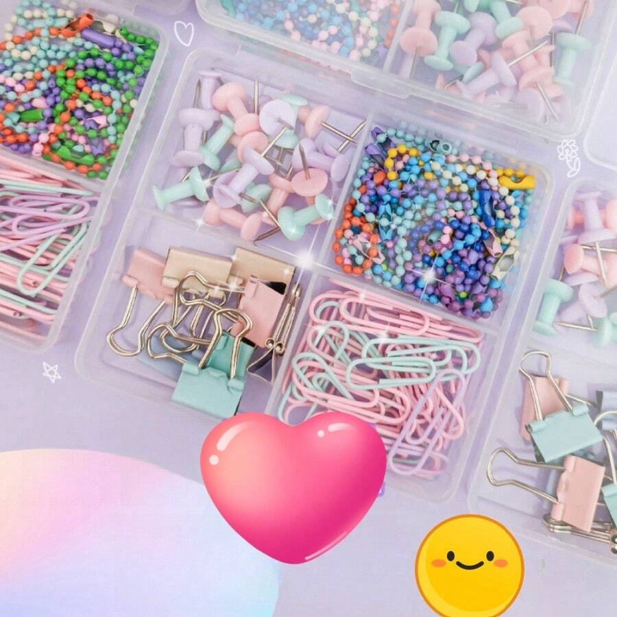 1 Set Clear Mini Multiple Colors DIY Handmade Long Tail Clip ...